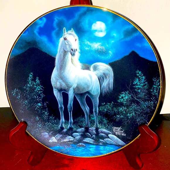 Accents | Moonlight Majesty Collectible Plate | Poshmark